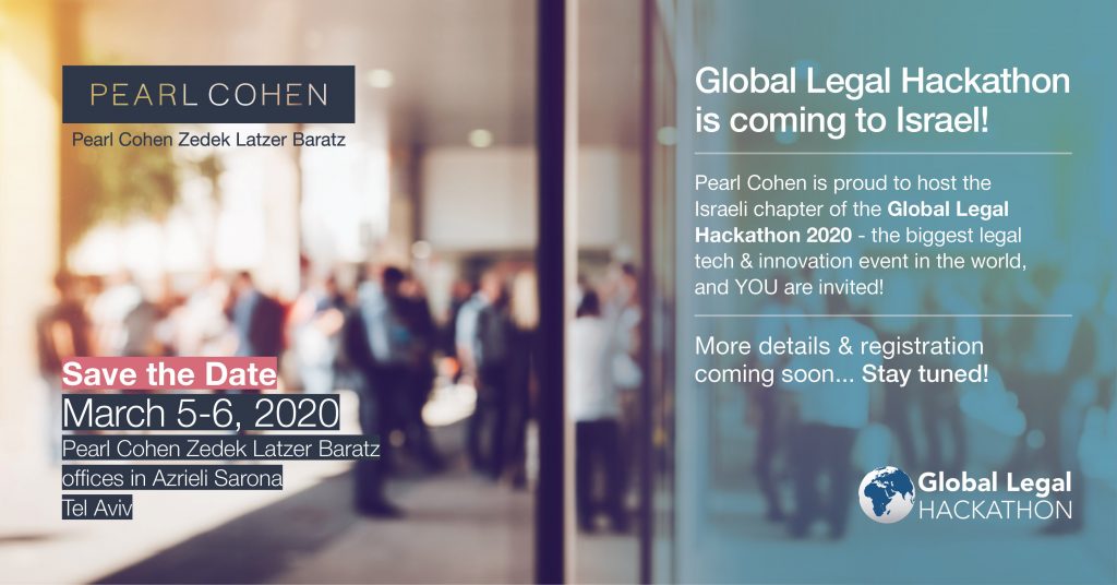 Global Legal Hackathon 2020 - Pearl Cohen