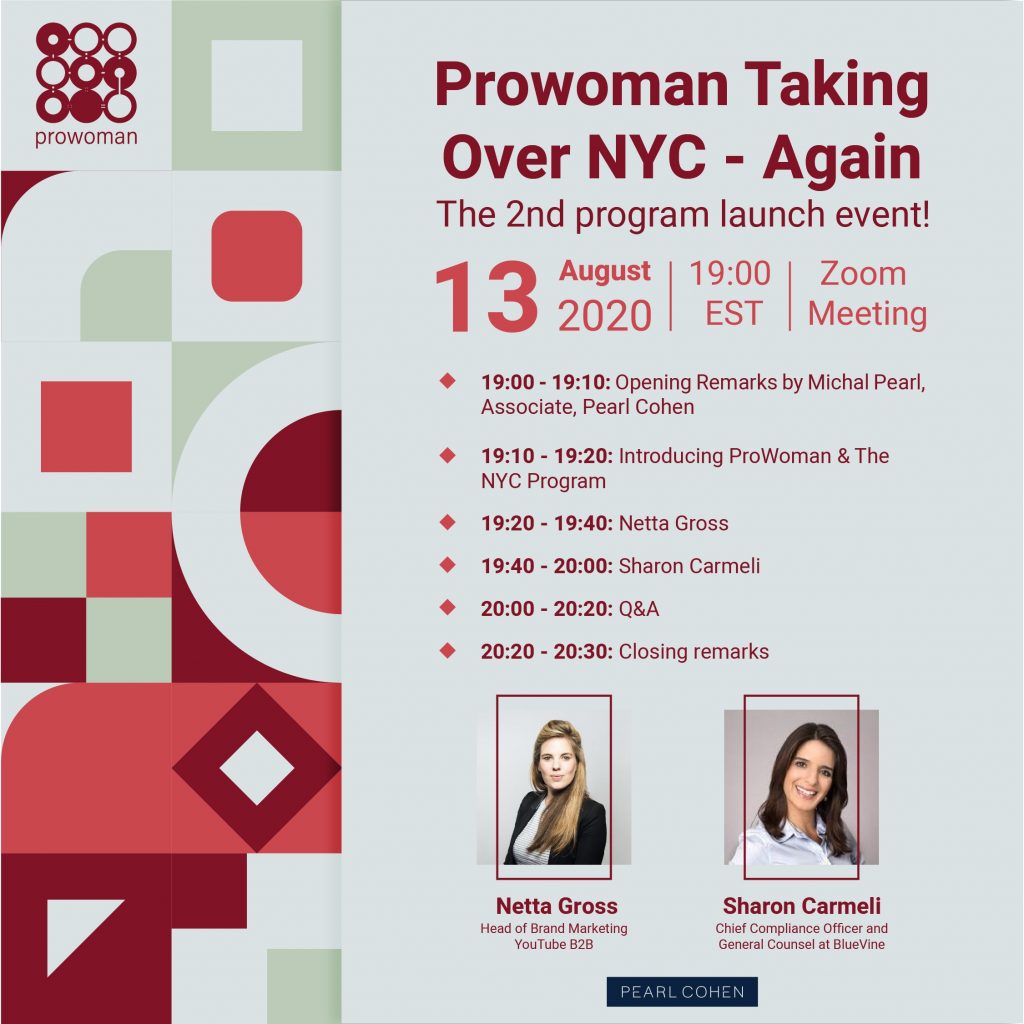ProWoman Taking Over NYC – Again - Pearl Cohen