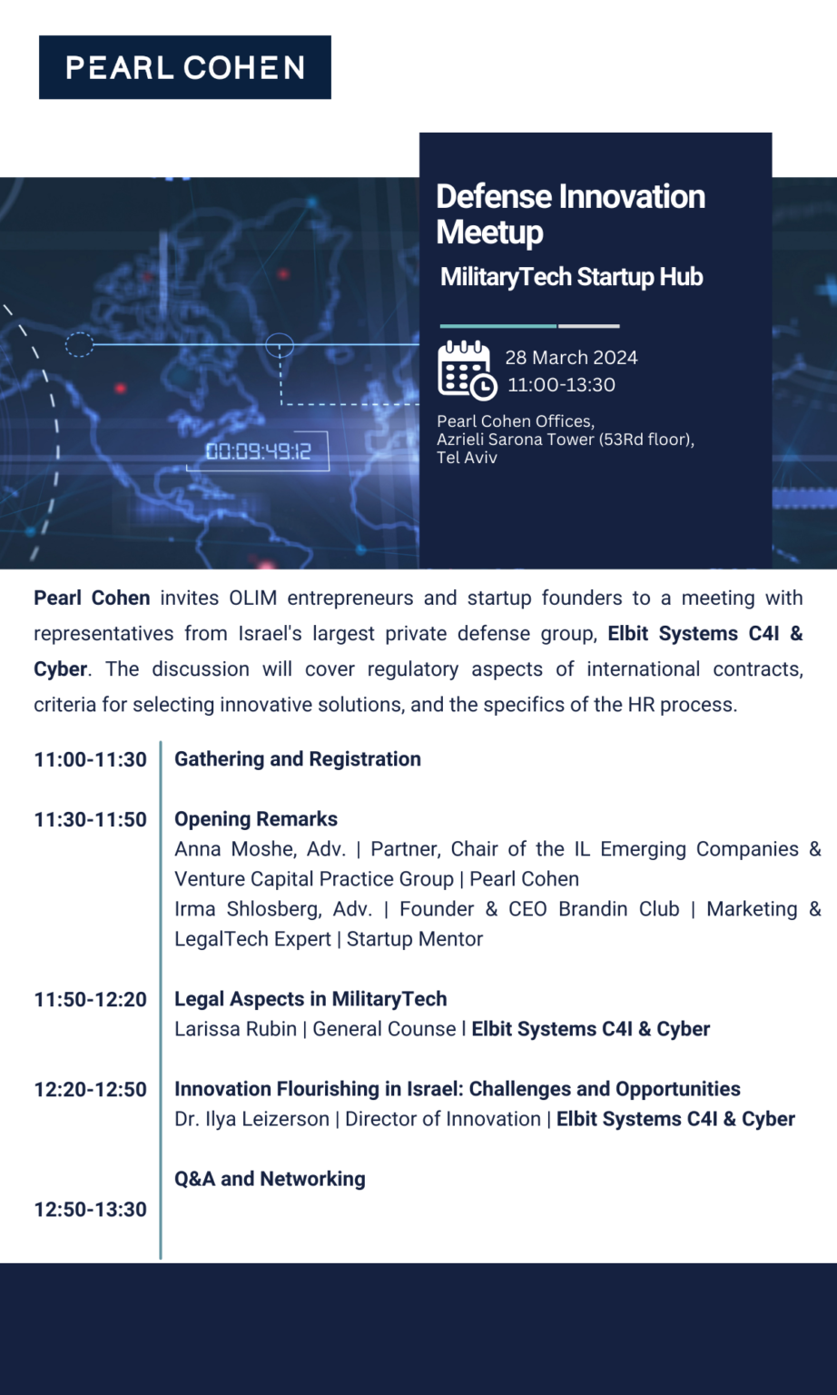 Defense Innovation Meetup | MilitaryTech Startup Hub | 28.3.2024 ...